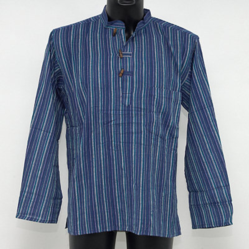 Košile kurta Adam S modrá tmavá